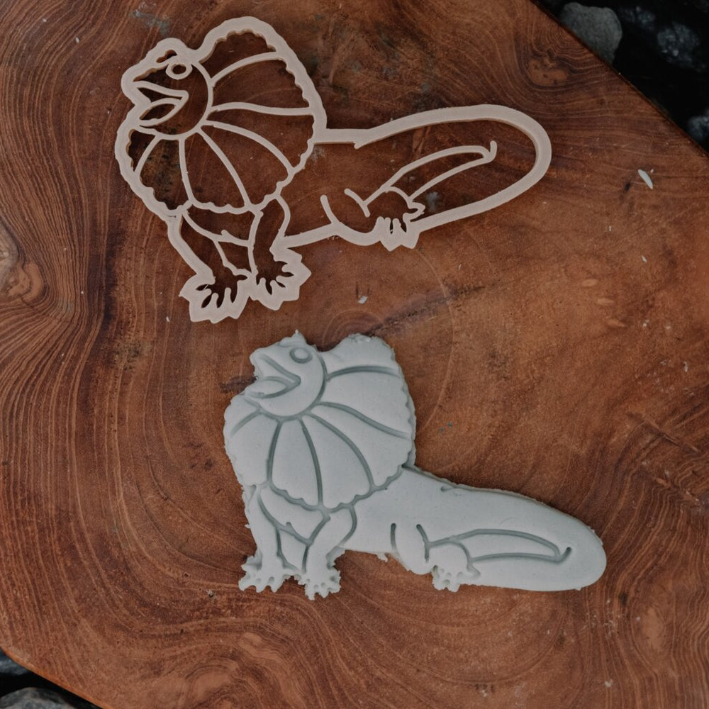 Frilled Neck Lizard Dough Cutter | Eco Dough Cutters