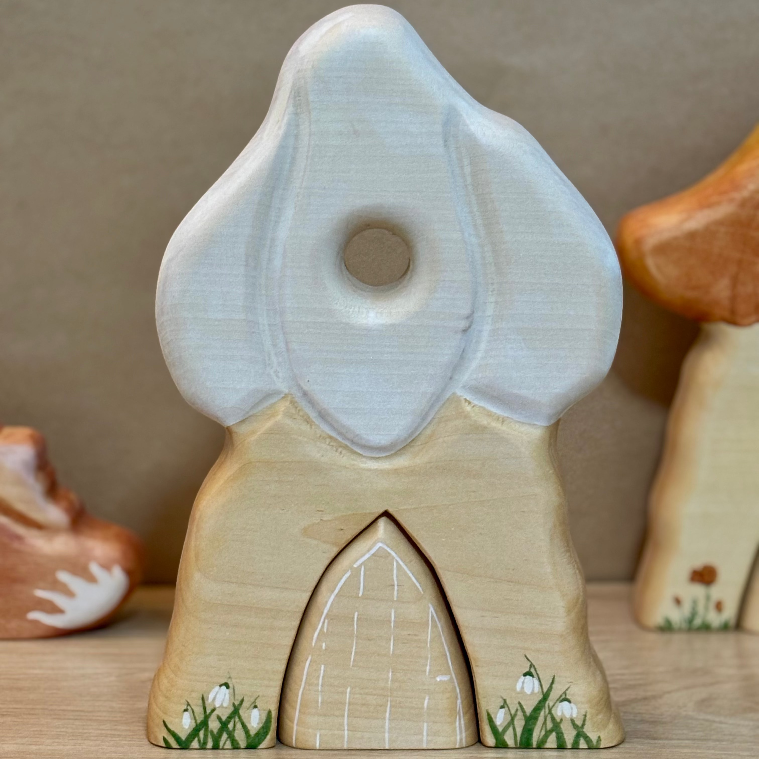 Wooden Snowdrop House | Small World Play | Diofa Muhely Toys