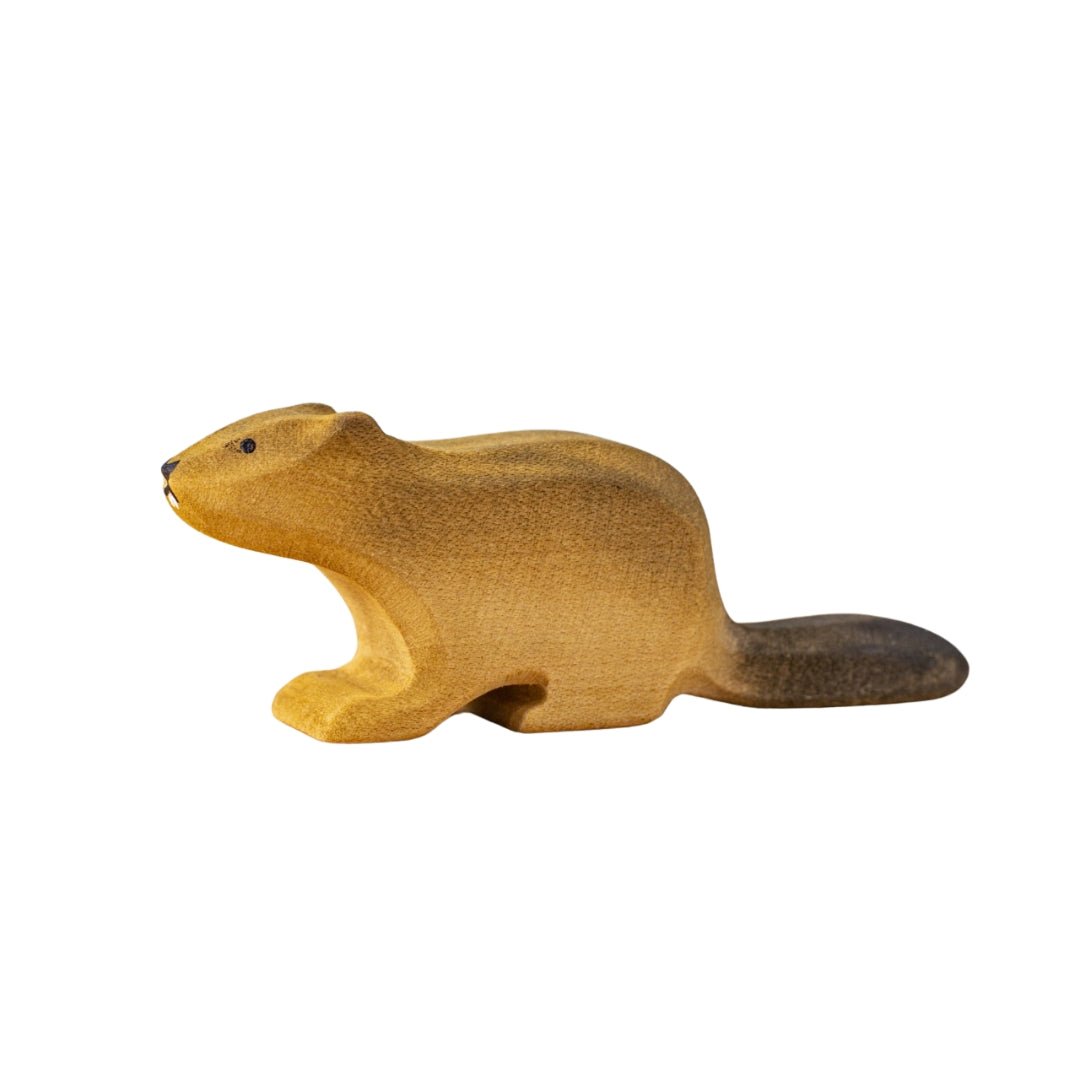 Wooden Beaver Figure | Wooden Toy Animals | Bumbu Toys Aus