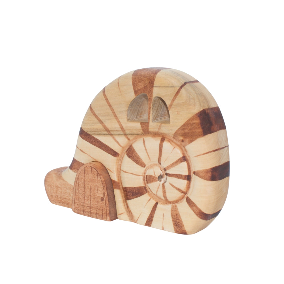Wooden Snail House | Wooden Toys | Diofa Muhely Toys