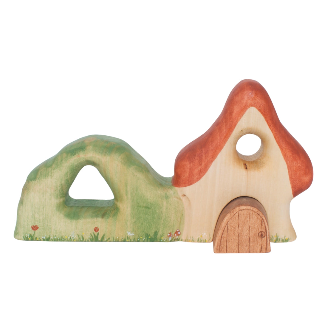 Wooden Dwarf House | Small World Play | Diofa Muhely Toys