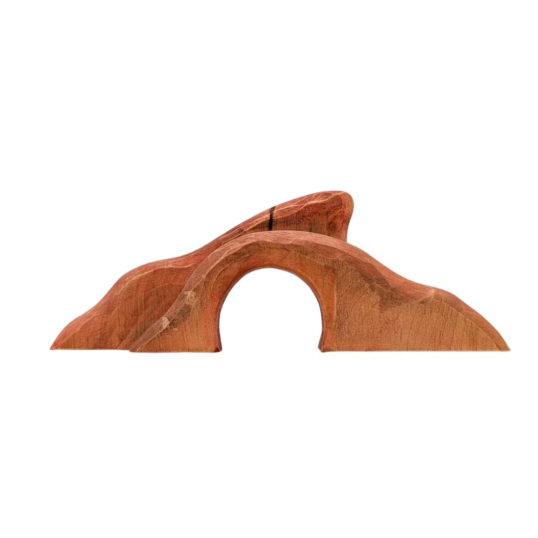 Wooden Bilby Burrow | Small World Play | Australian Toys