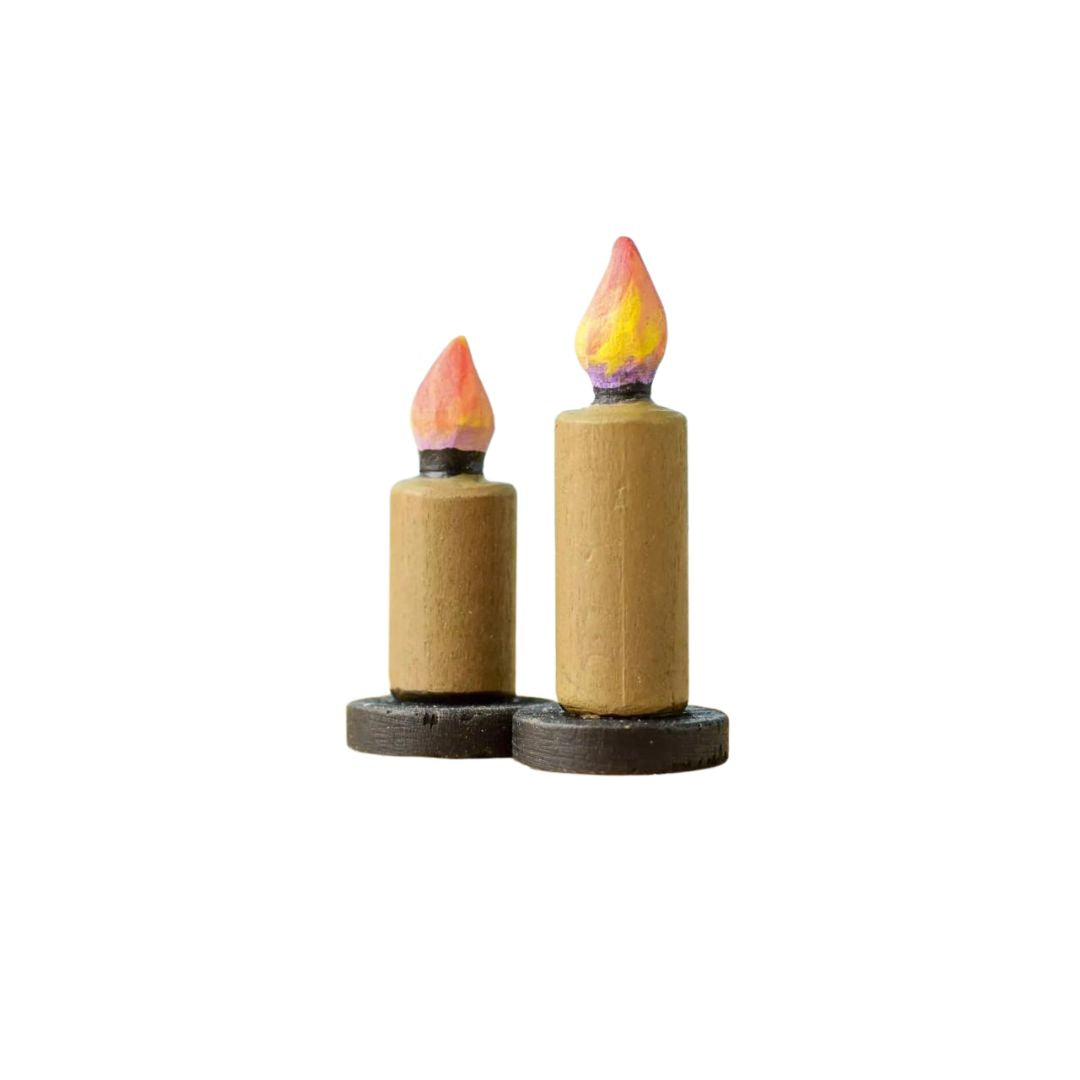 Wooden Toy Candle Set | Small World Play Toys | Wooden Toys