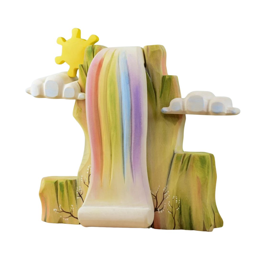 Wooden Rainbow Waterfall | Small World Play | Bumbu Toys Australia