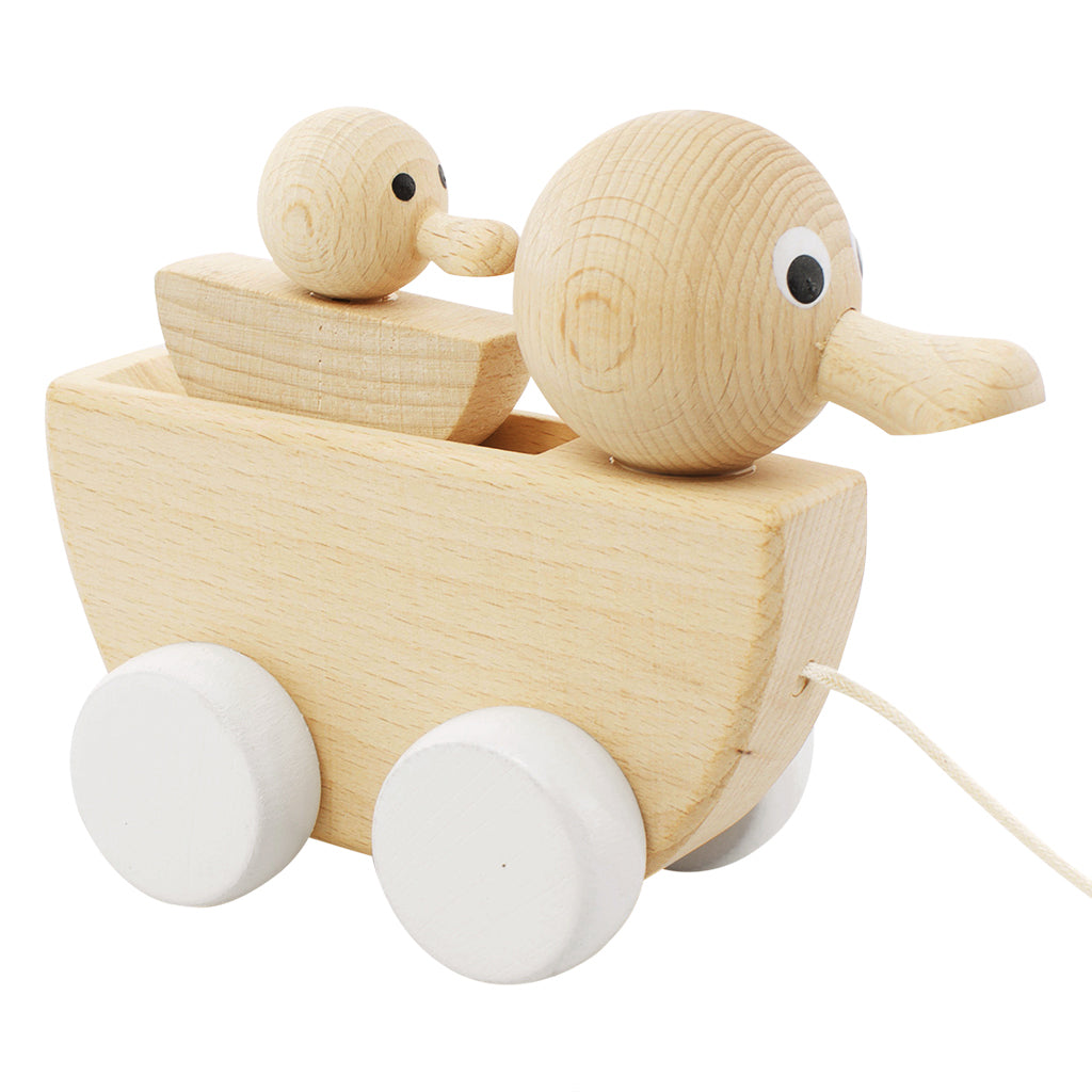 Toy Duckling | Wooden Pull Along Toys | Happy Go Ducky