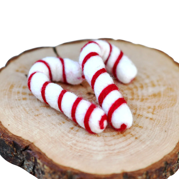 Felt Candy Canes | Pretend Play | Felt Play Food