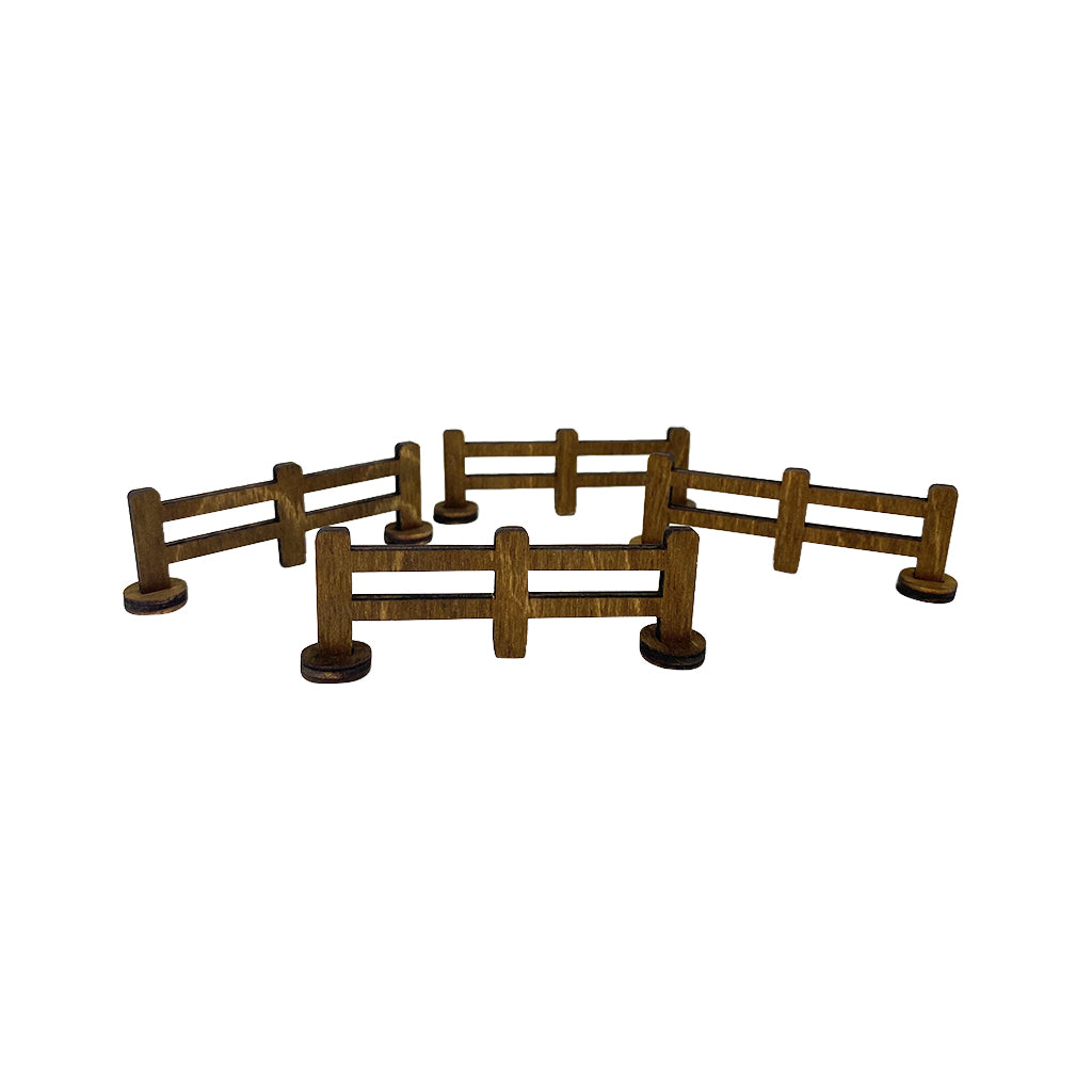 Wooden Fences | Small World Figures | Green Taiga Toys