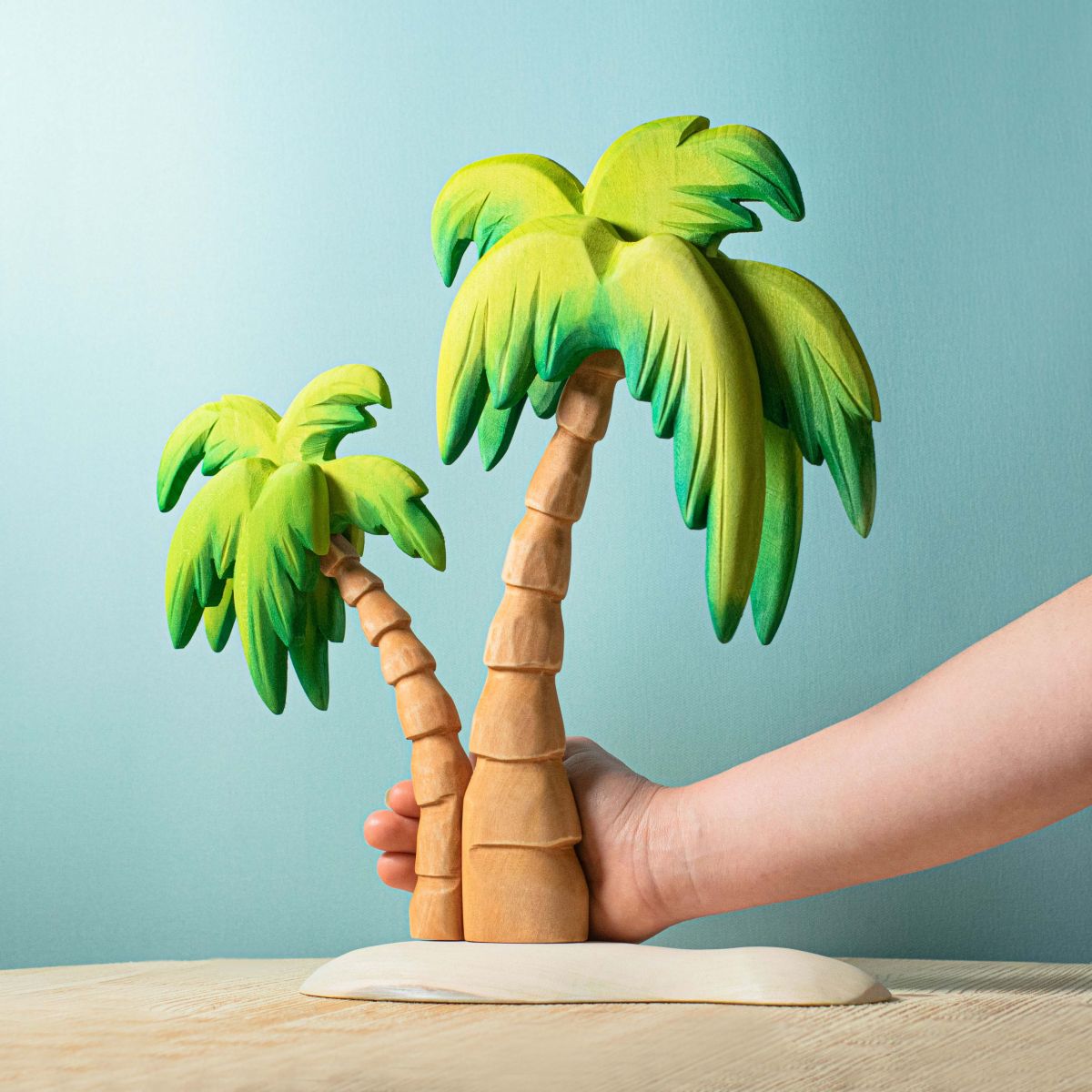 Wooden Palm Tree | Small World Toys | Bumbu Toys Australia
