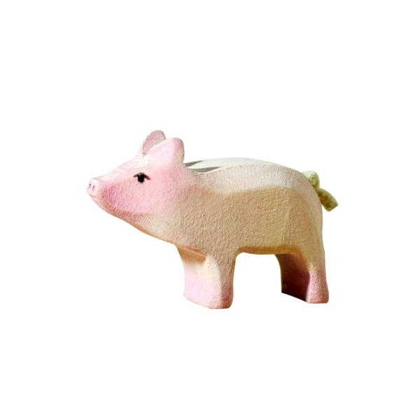 Wooden Toy Piglet | Wooden Toy Animals | Bumbu Toys
