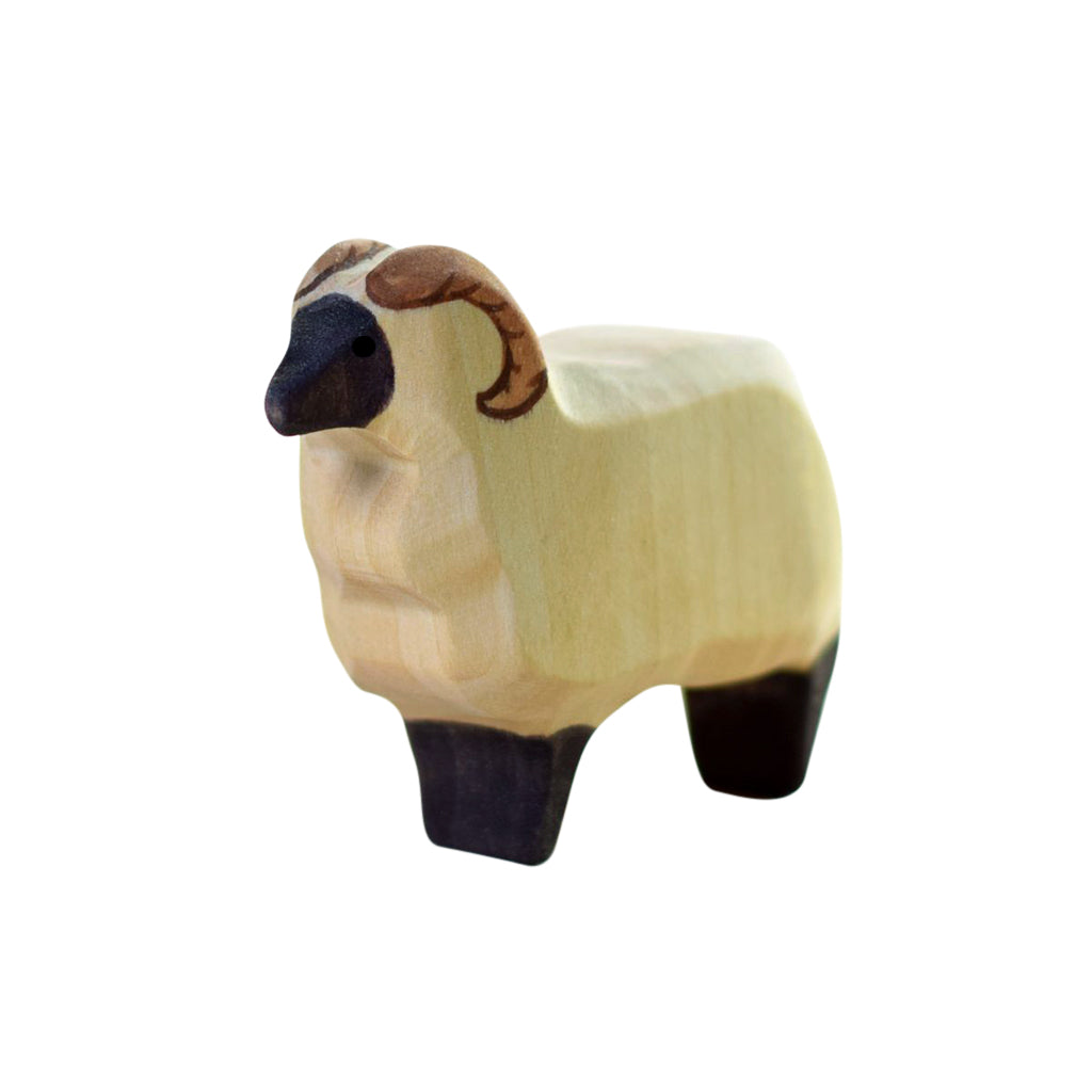 Wooden Sheep Figure | Wooden Toys Australia | Happy Go Ducky