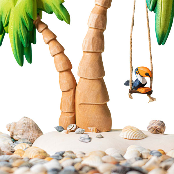Wooden Palm Tree | Small World Toys | Bumbu Toys Australia