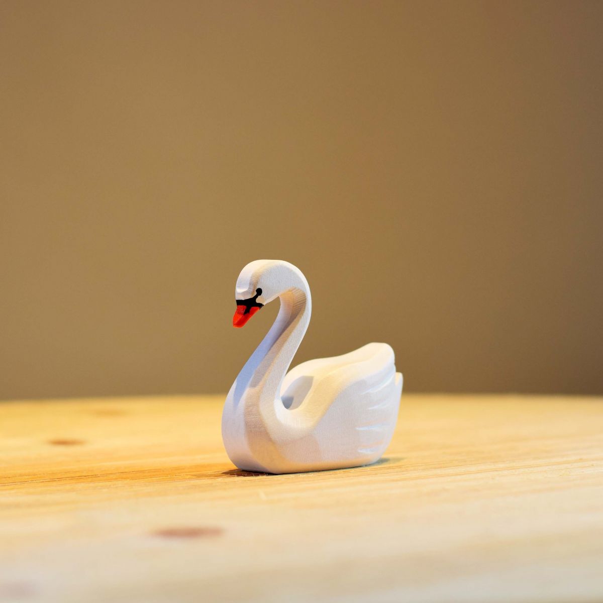 Wooden Toy Swans | Waldorf Animals Figures | Bumbu Toys Aus