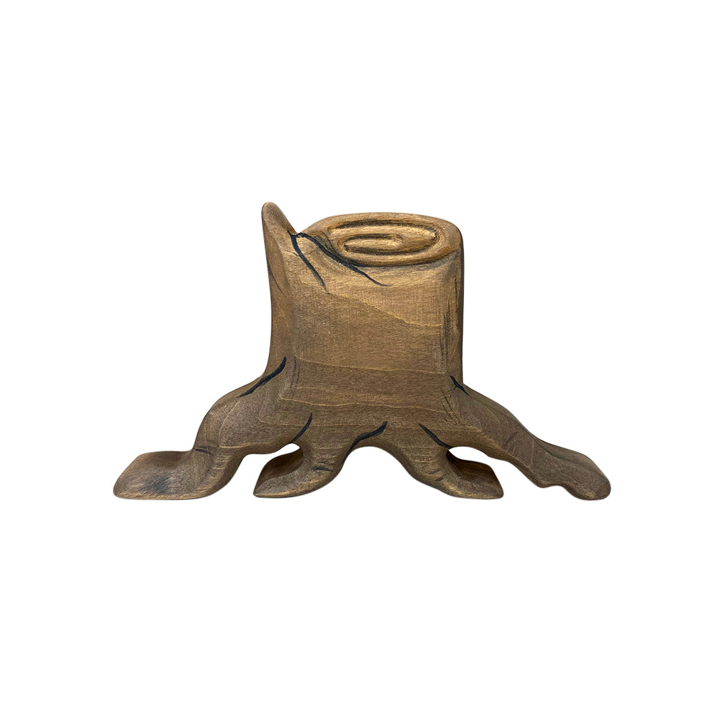 Wooden Tree Stump | Green Taiga Toys | Small World Play Toys