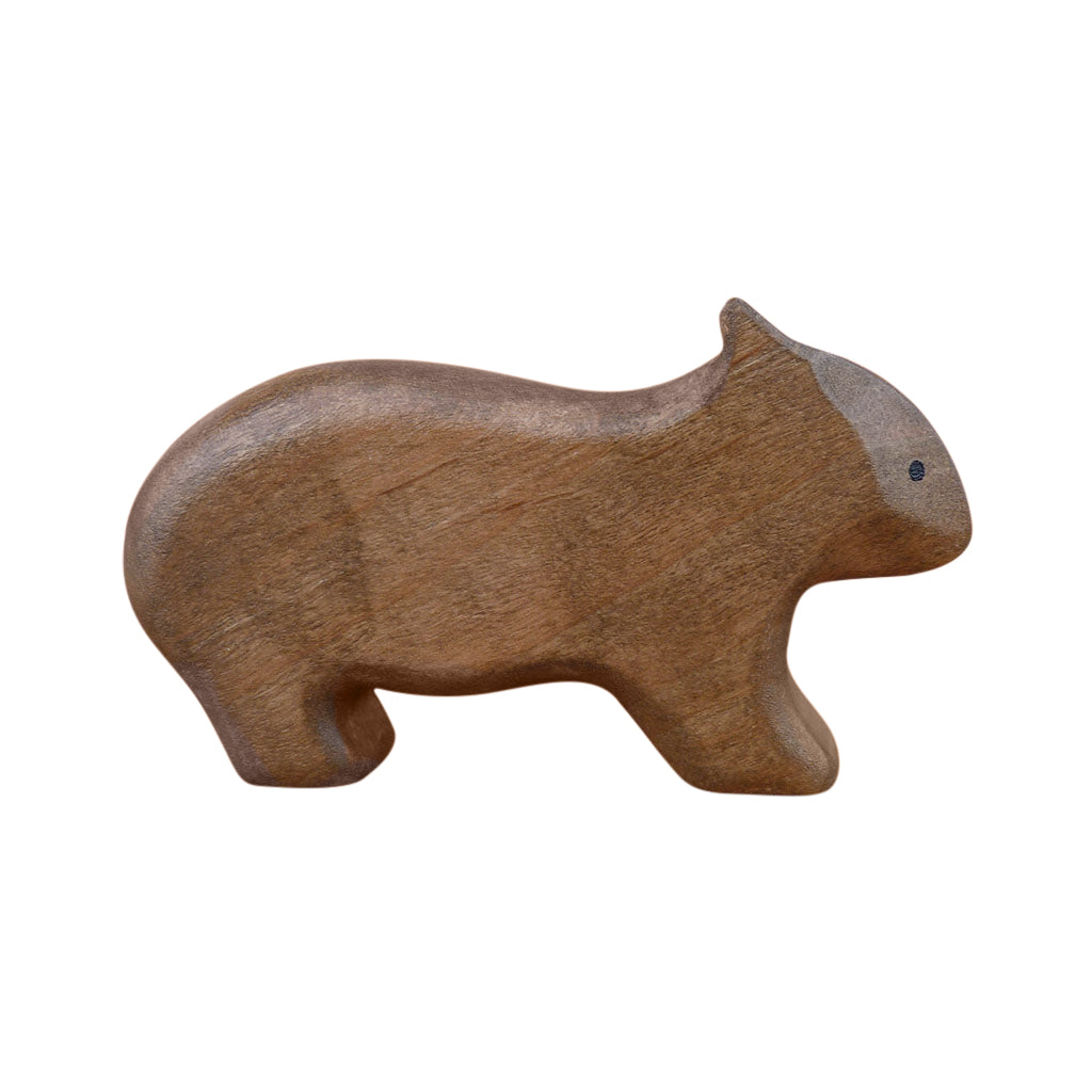 Wooden Wombat Figure | Australian Animals | Wooden Toys