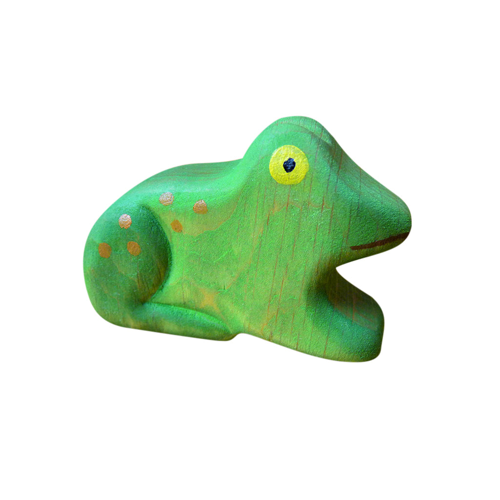 Wooden Frog Figure | Rainforest Animals | Forest Melody Figures